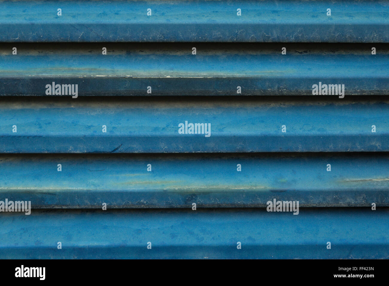 blue louvered shutters Stock Photo - Alamy