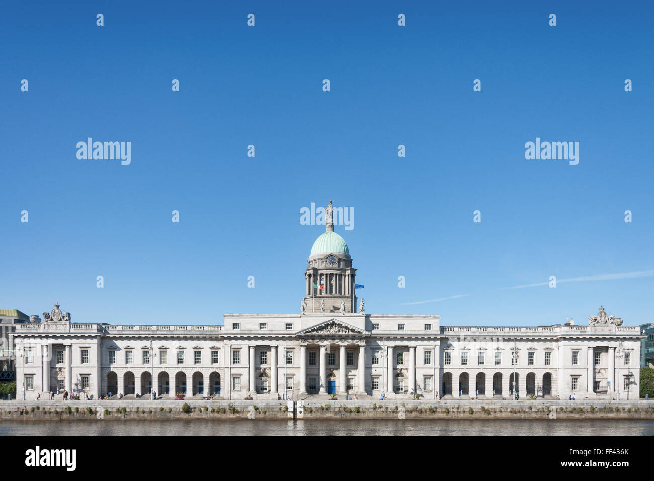 DUBLIN, IRELAND, JULY 31, 2015: The Four Courts building in Dublin ...