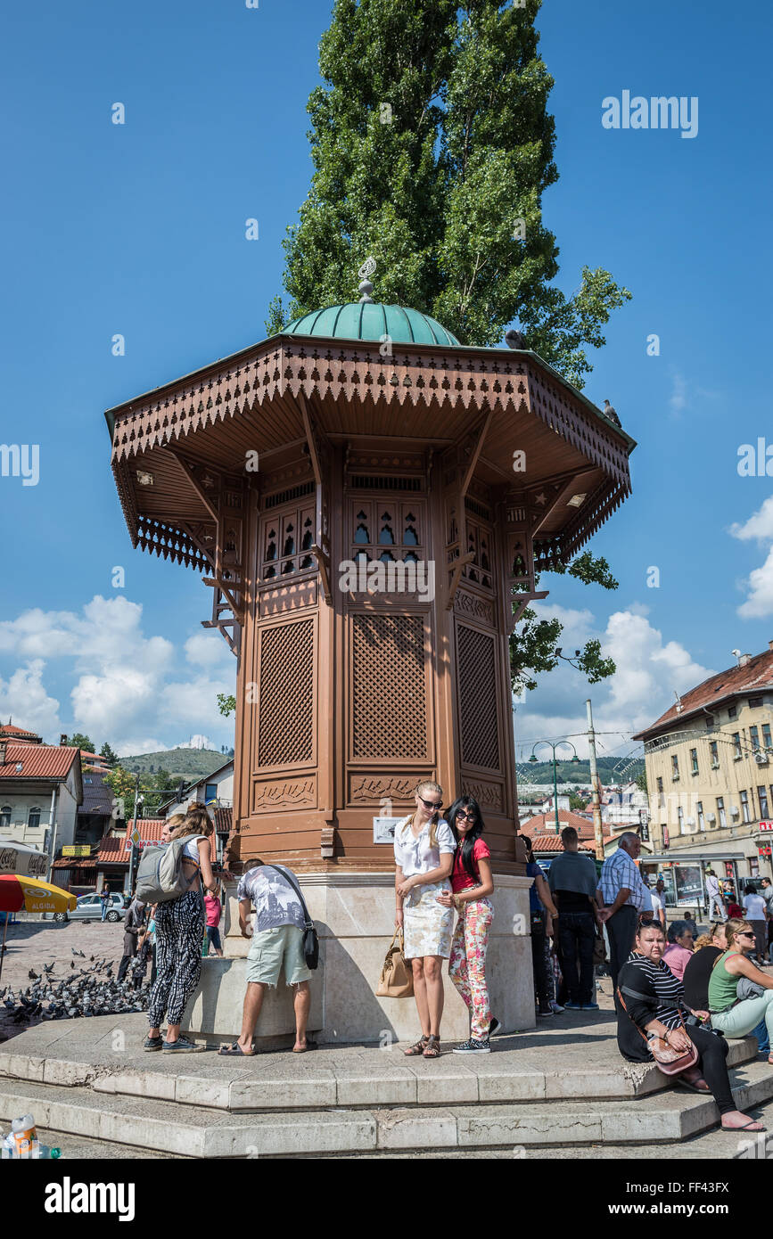 Sebilj bascarsija sarajevo bosnia herzegovina hi-res stock photography ...