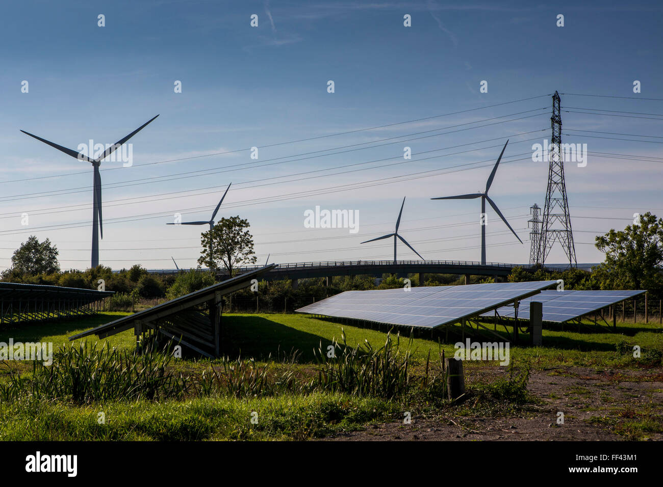 The Solar array of community project Low carbon Gordano, a Solarsense ...