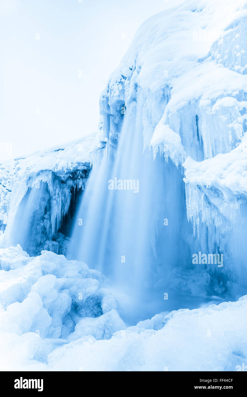 Ice cave waterfall inside hi-res stock photography and images - Alamy