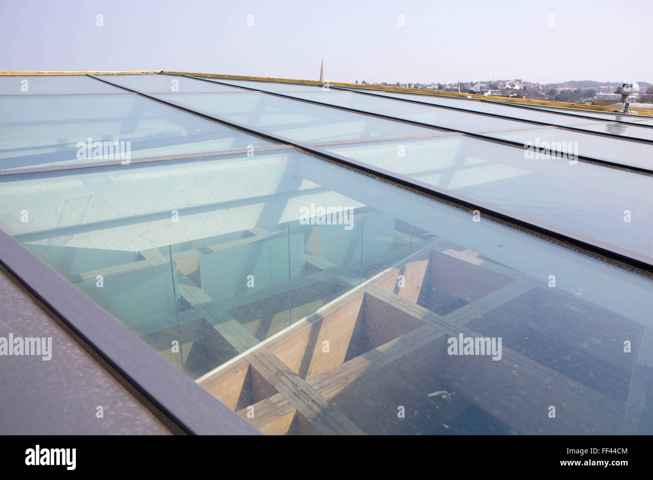 Skylights in the roof housed in the distinctive roof cones ensure ...