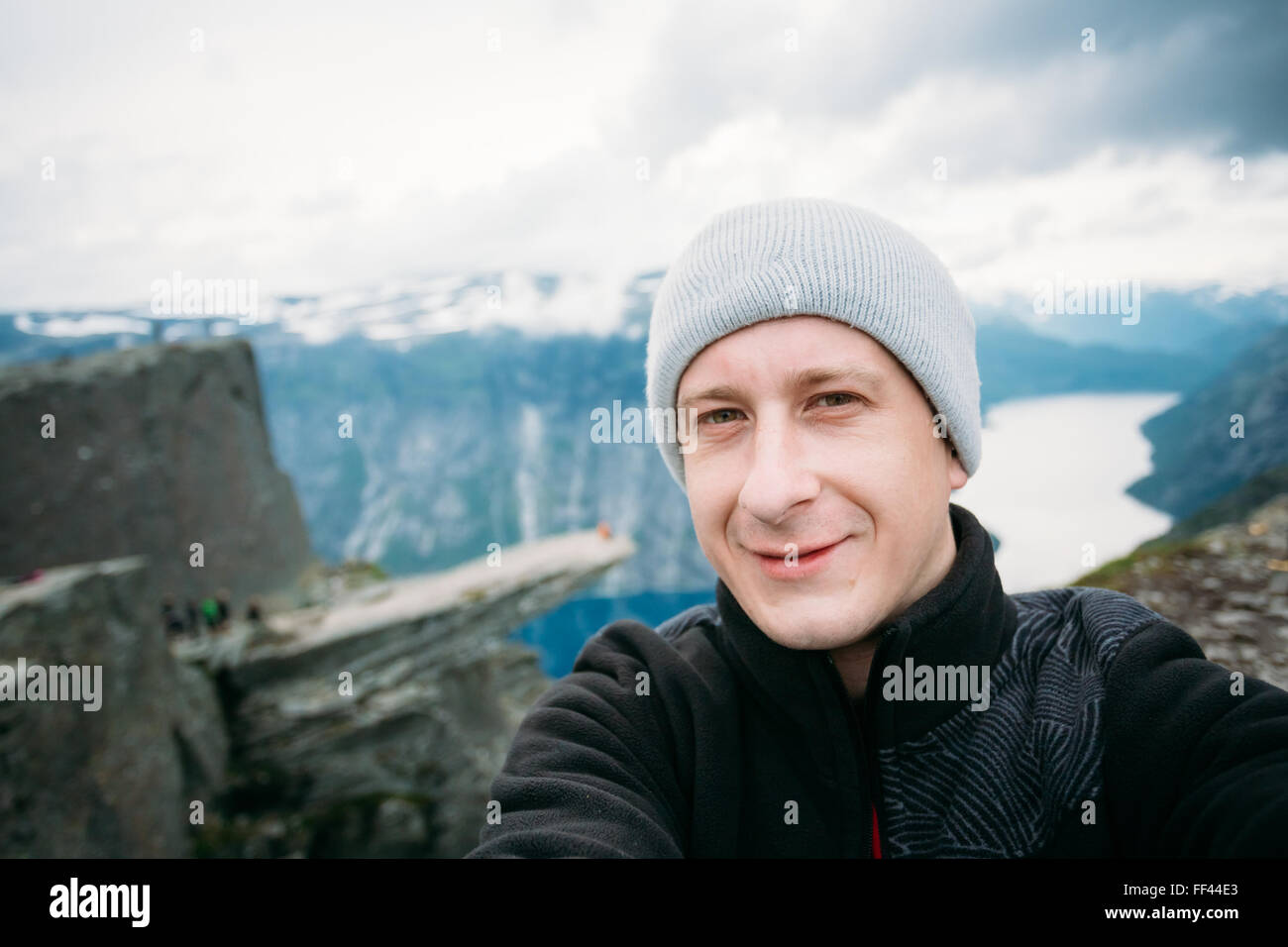 Norway hiking smiling hi-res stock photography and images - Alamy