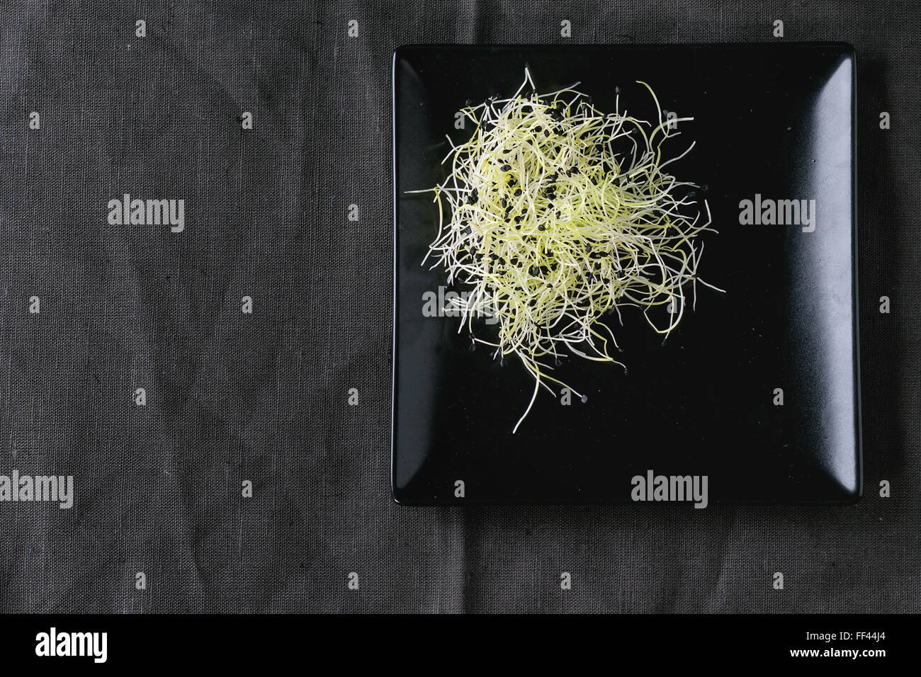 Fresh Garlic Sprouts Stock Photo - Alamy