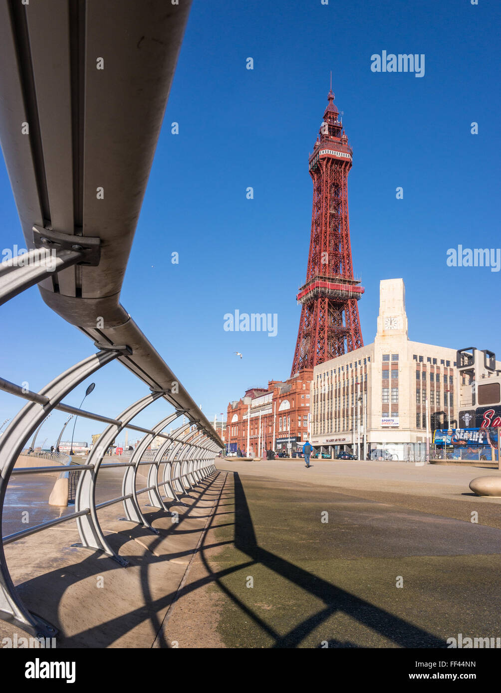 Blackpool,UK. 10th February 2016. weather news. A glorious sunny day at ...