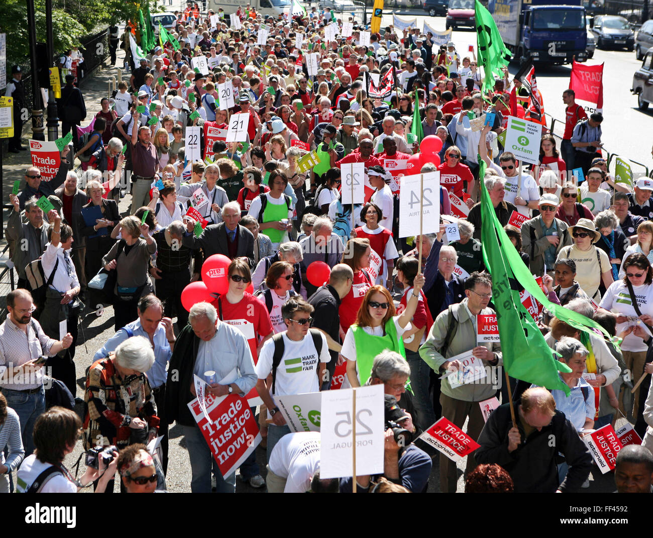 Trade justice movement hi-res stock photography and images - Alamy