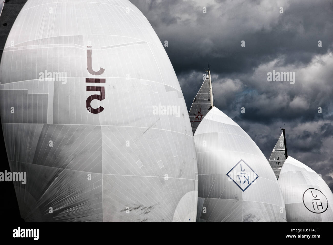 J class yachts cowes hi-res stock photography and images - Alamy