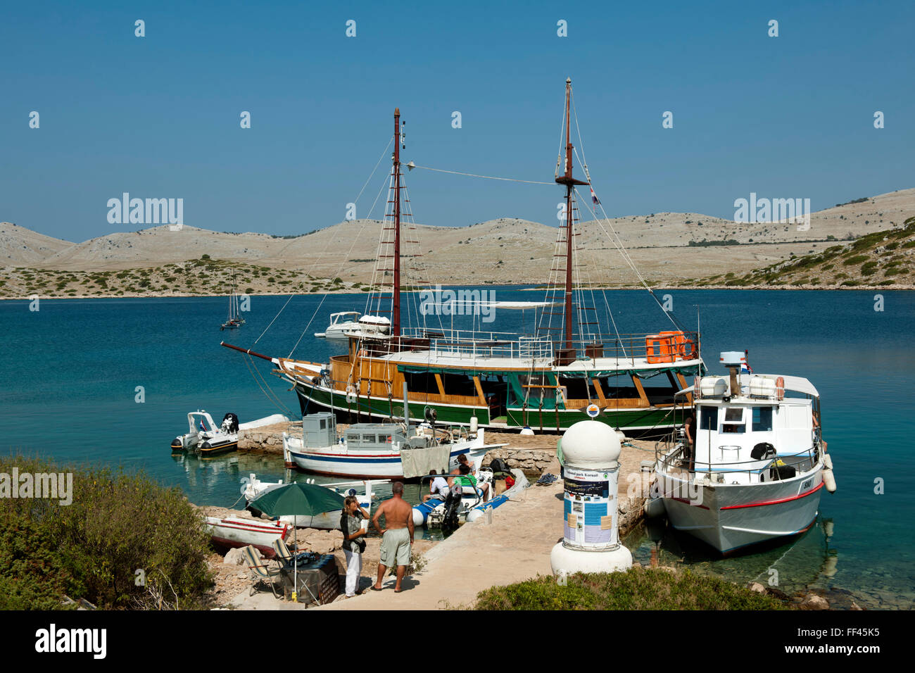 Kroatien, Dalmatien, Murter, Nationalpark Kornaten, Insel Levrnaka ...