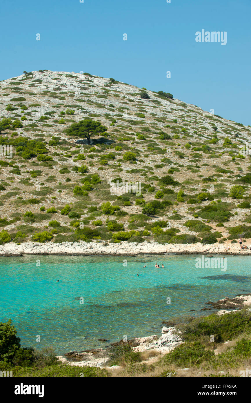 Kroatien, Dalmatien, Murter, Nationalpark Kornaten, Insel Levrnaka ...