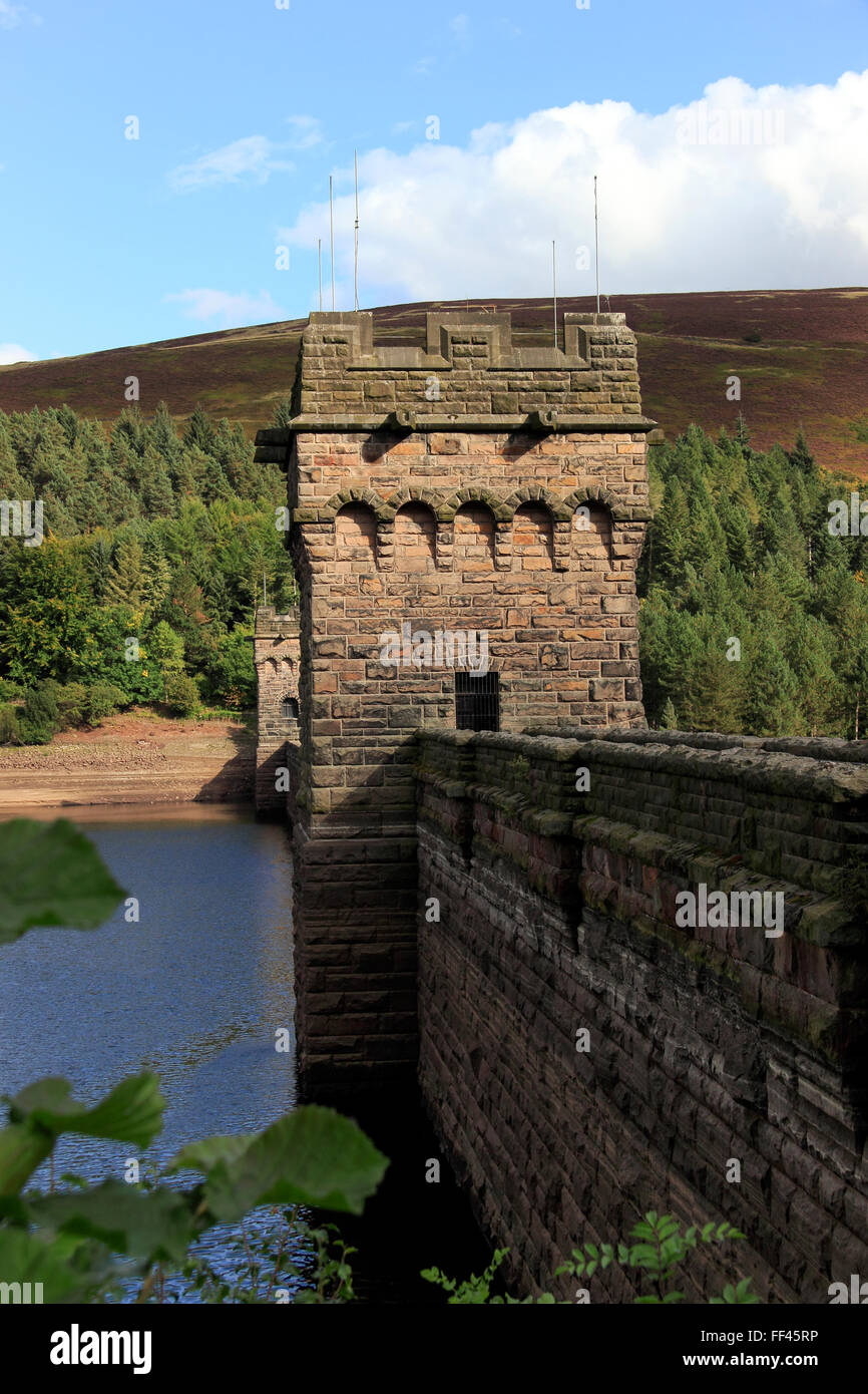 Derwent Dam, Upper Derwent Valley, Derbyshire, England, UK Stock Photo ...
