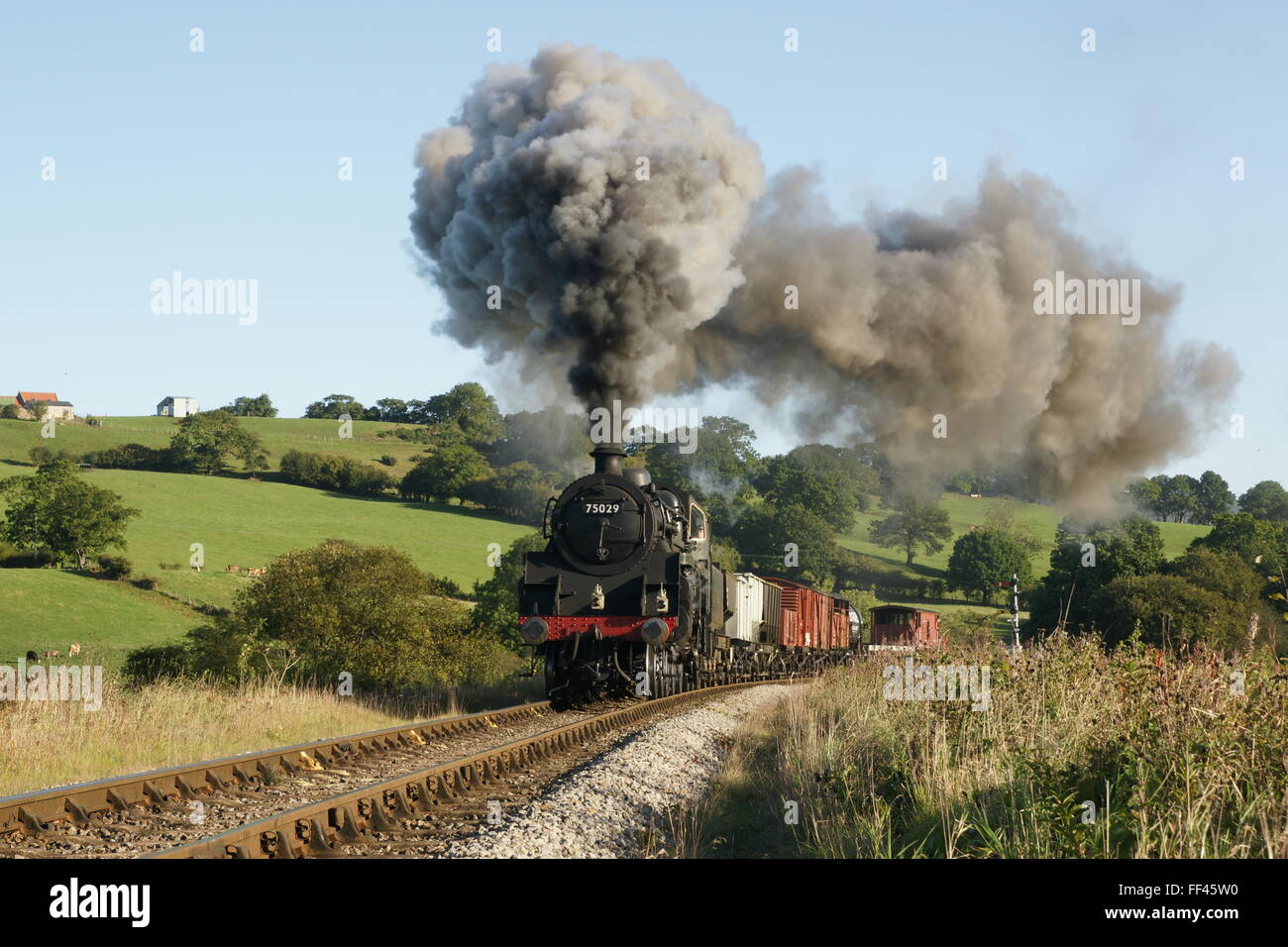 Steam Locomotive BR Standard Class 5MT 4-6-0 75029 Green Knight Stock ...