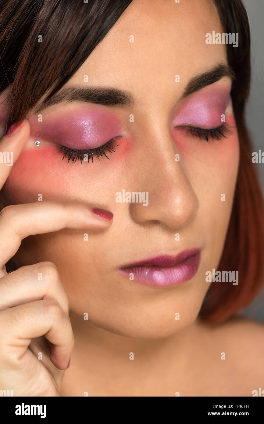 Close up shot woman wearing hi-res stock photography and images - Alamy