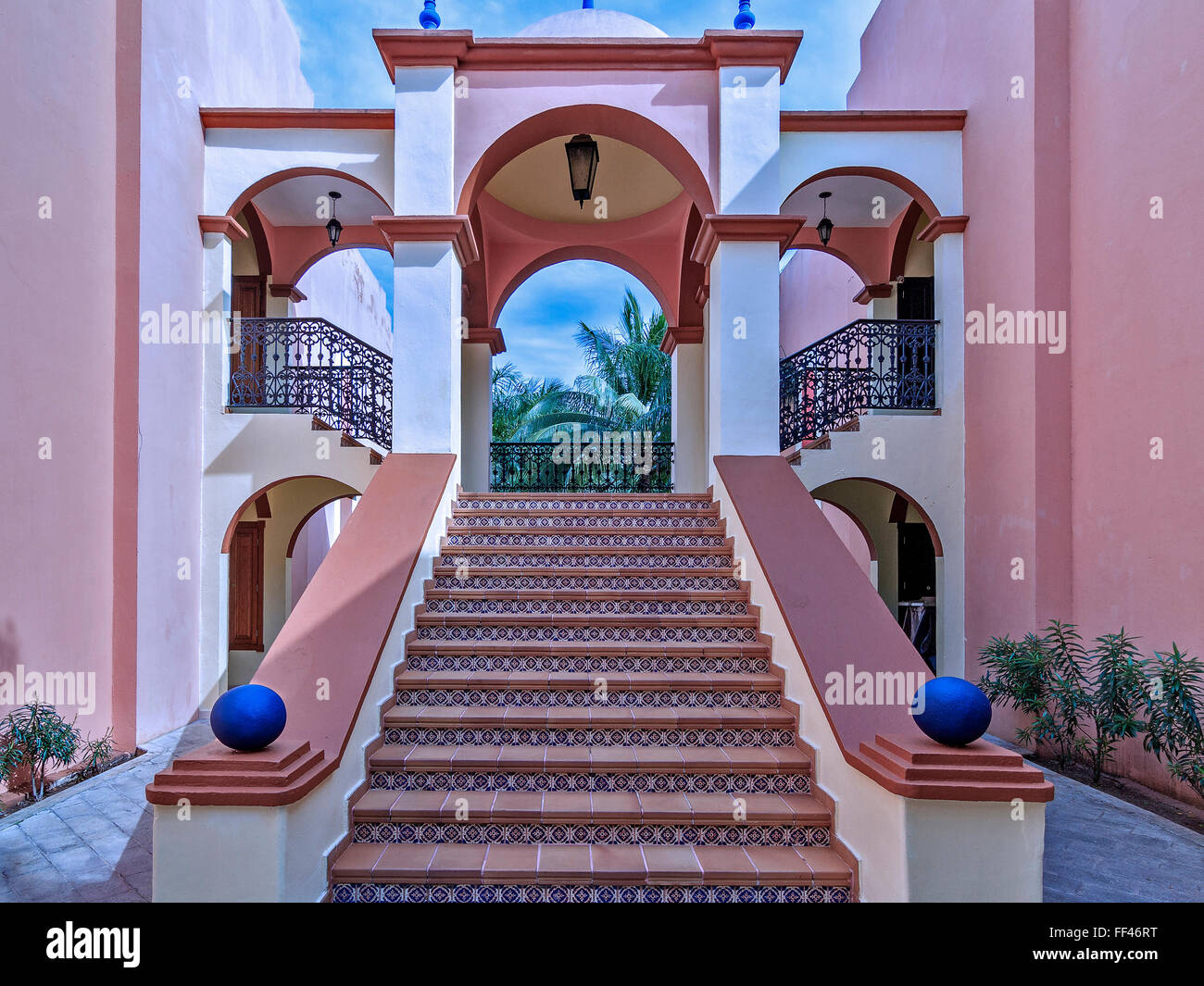 Mexico staircase hi-res stock photography and images - Alamy
