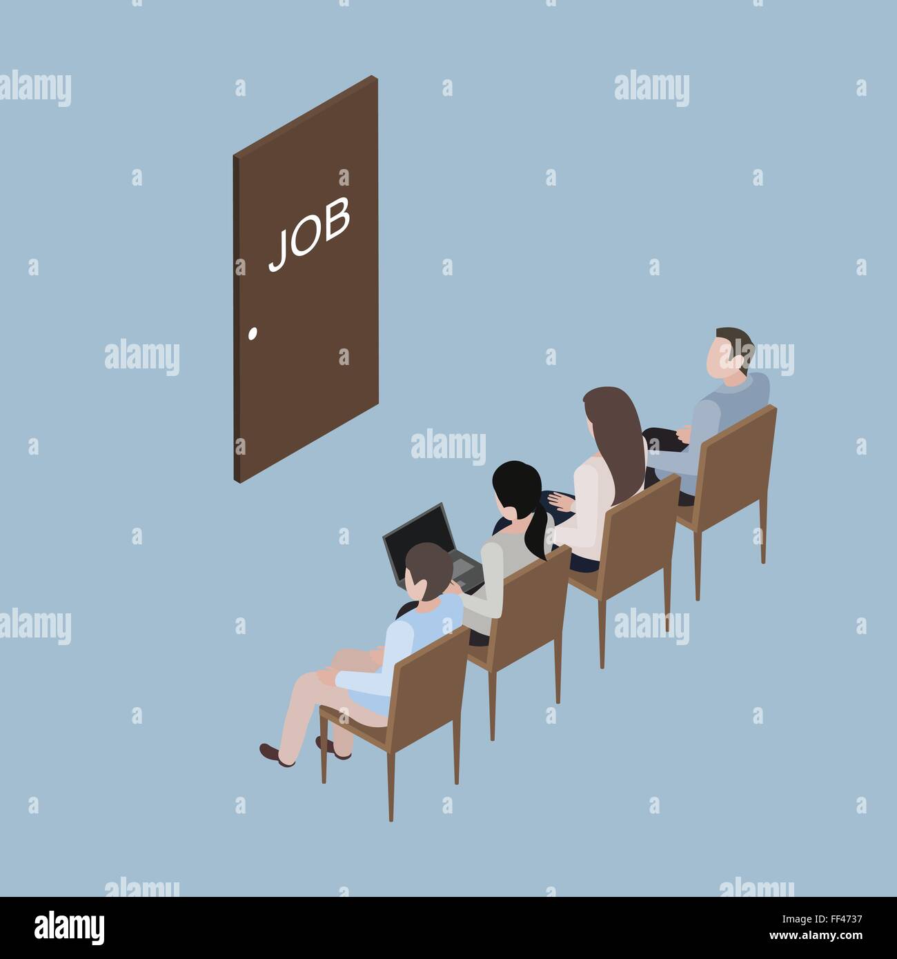 Group employees man women Stock Vector Images - Alamy