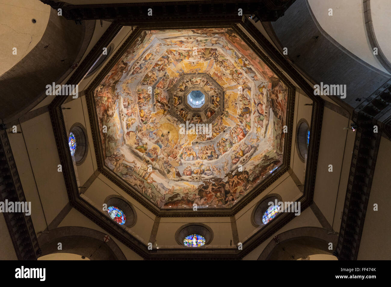 Florence duomo ceiling hi-res stock photography and images - Alamy
