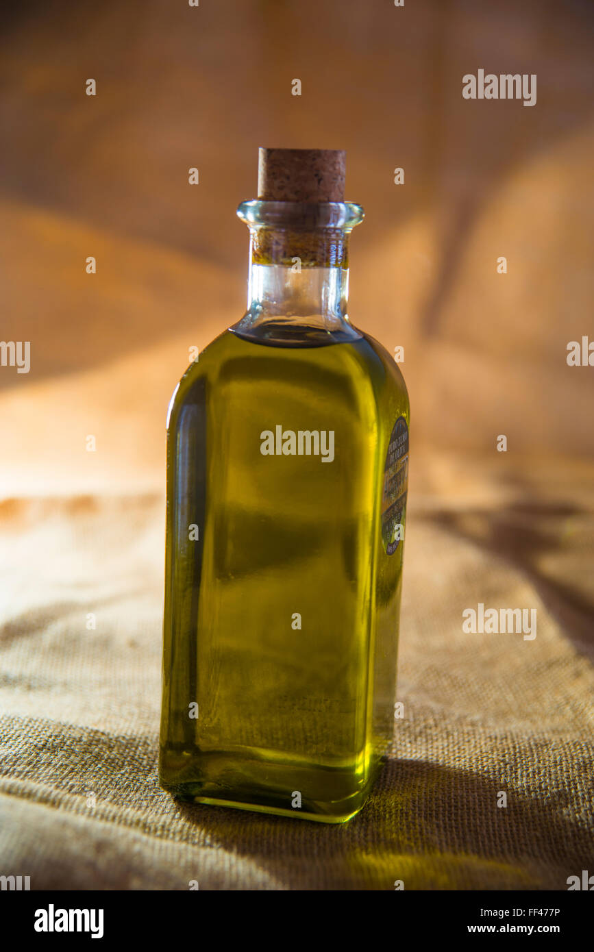 Extra virgin olive oil bottle hi-res stock photography and images - Alamy