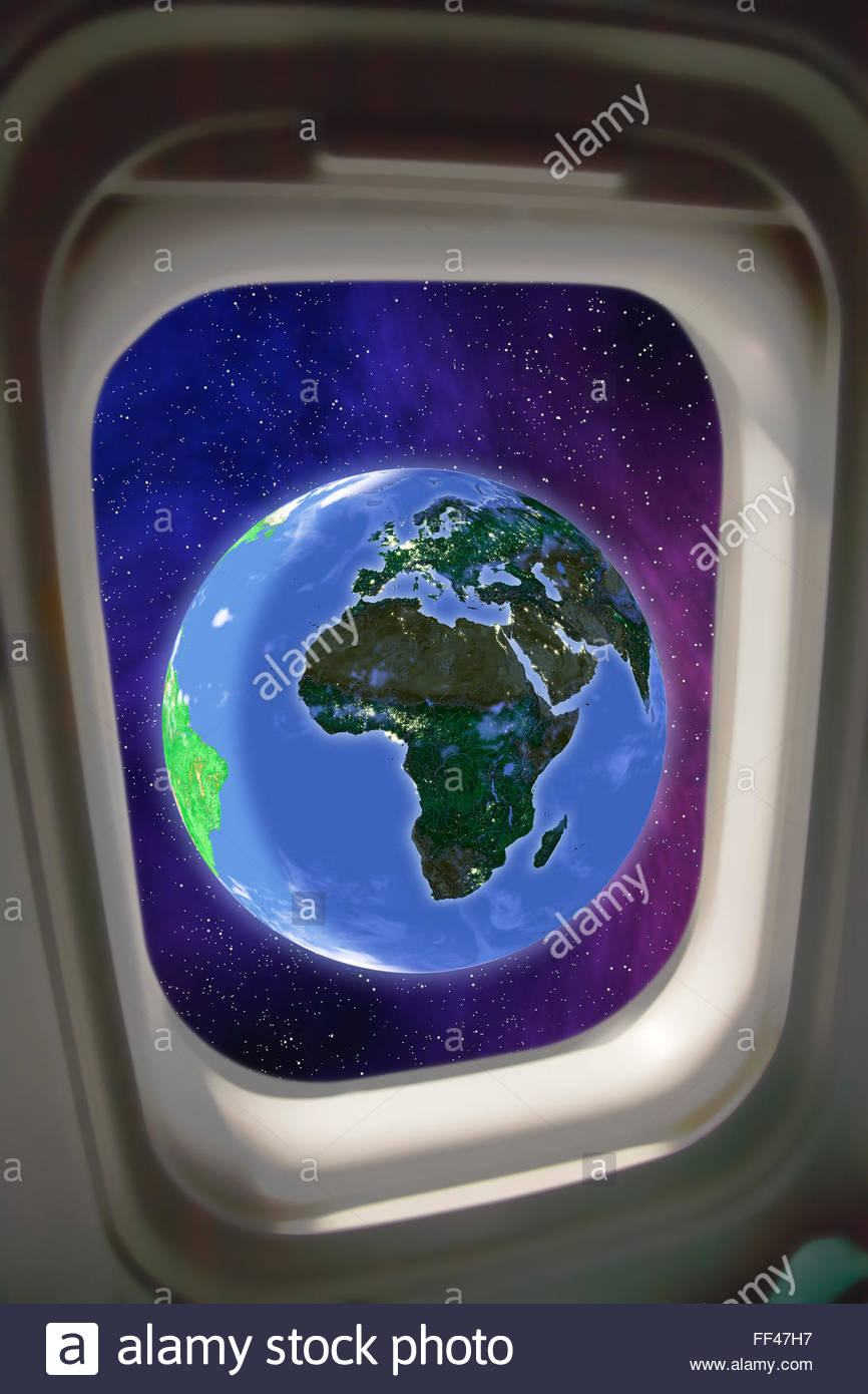 Planet Earth From Space Window High Resolution Stock Photography and ...