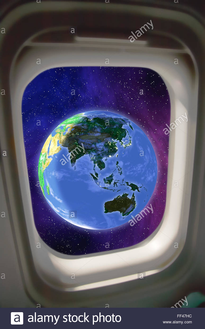 Planet Earth From Space Window High Resolution Stock Photography and ...