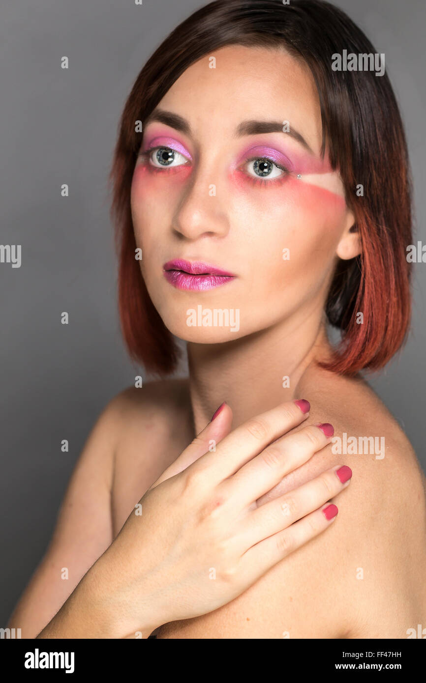 Close up shot woman wearing hi-res stock photography and images - Alamy