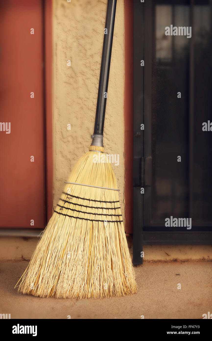 Corn broom hi-res stock photography and images - Alamy