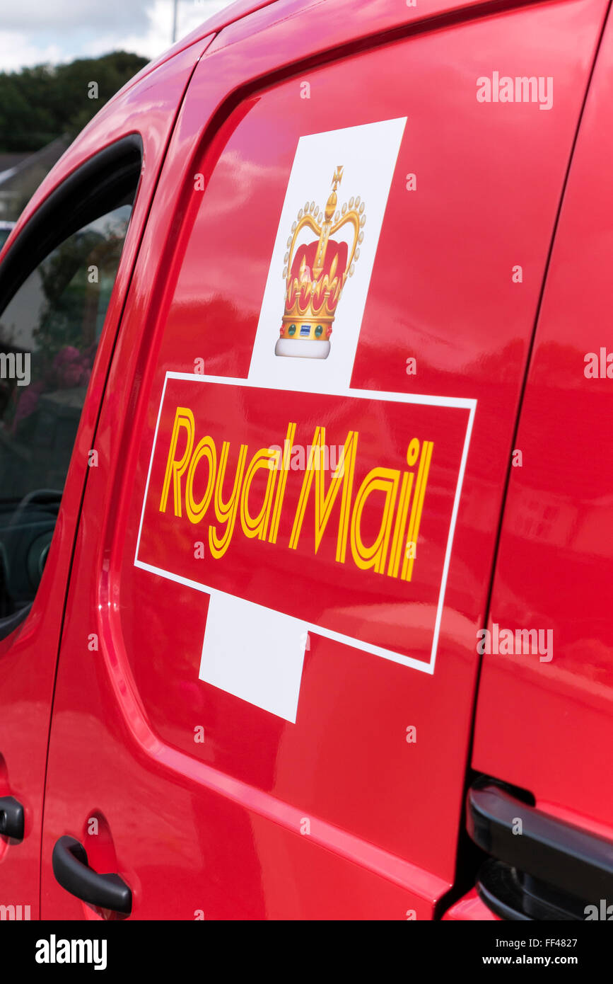 Royal Mail Van Wales Stock Photo - Alamy