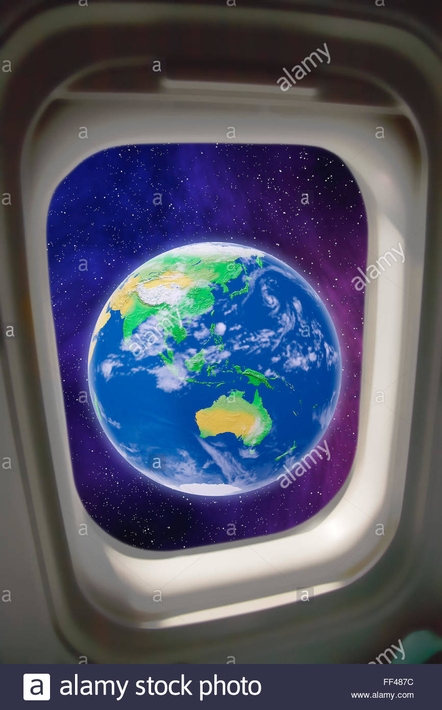 Planet Earth From Space Window High Resolution Stock Photography and ...