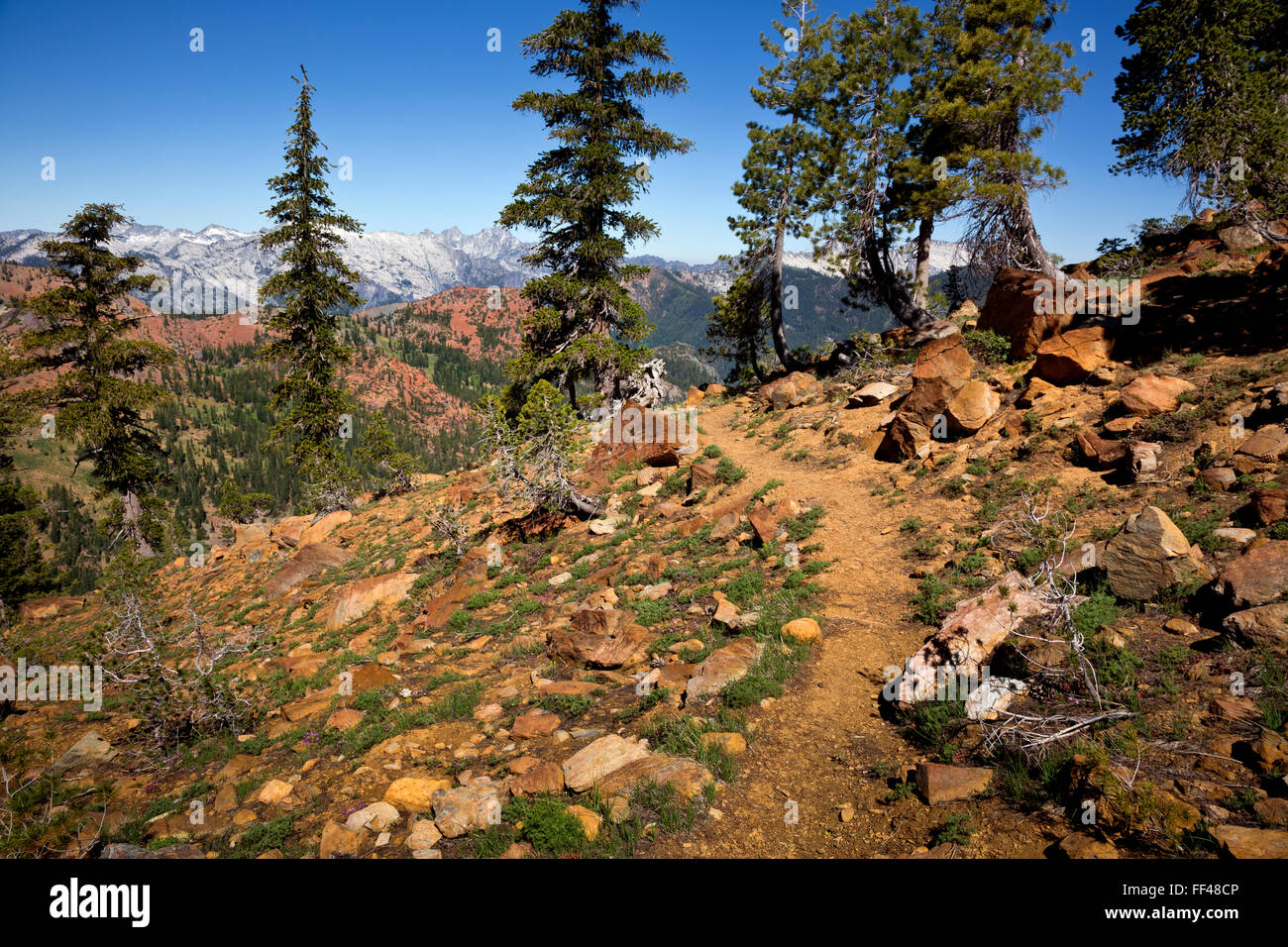 CA02798-00...CALIFORNIA - The Seven Up Trail in the Trinity Alps ...
