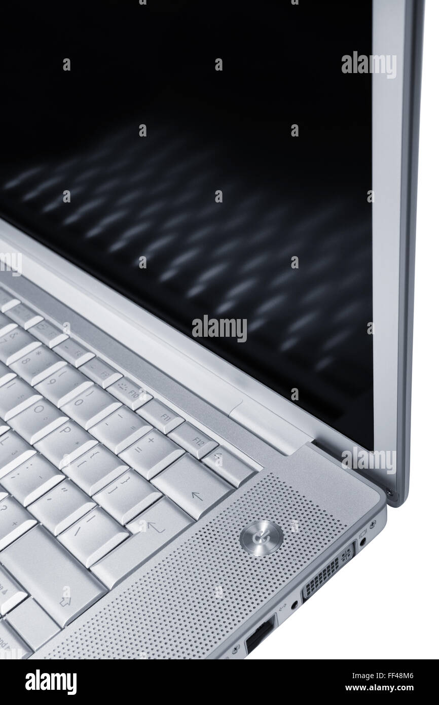 Modern and stylish laptop on a white background Stock Photo - Alamy