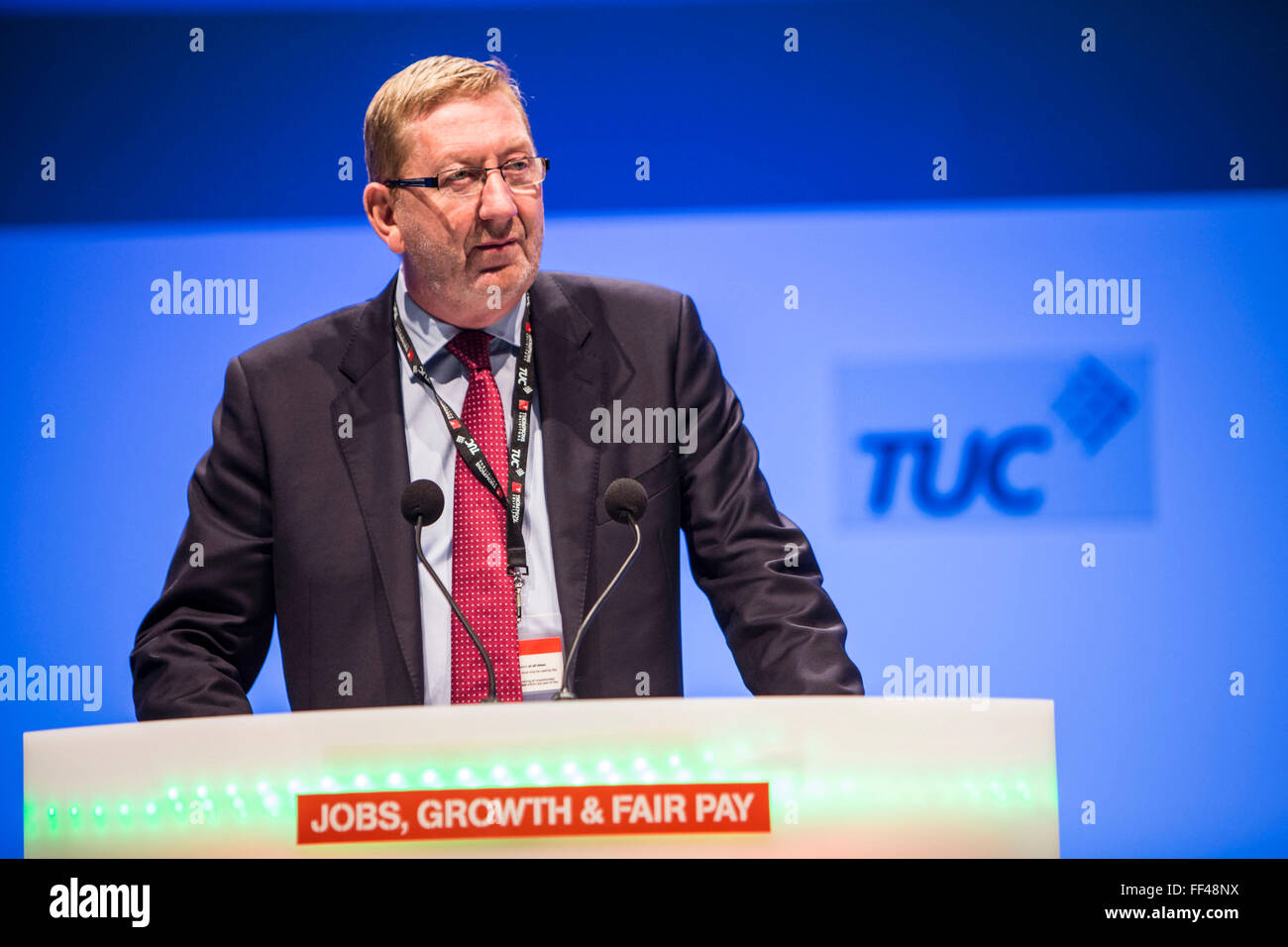 Speaking at the congress hi-res stock photography and images - Alamy