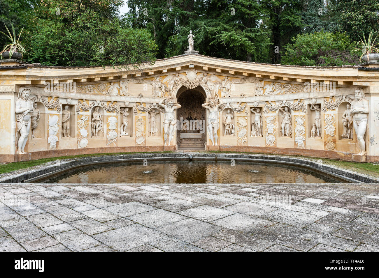 Veneto, Italy. Villa Barbaro (Villa di Maser), designed and built by ...