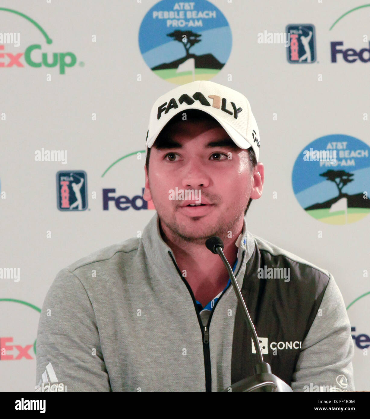Jason Day (Australia) World No 3 golfer talks with media prior to start ...