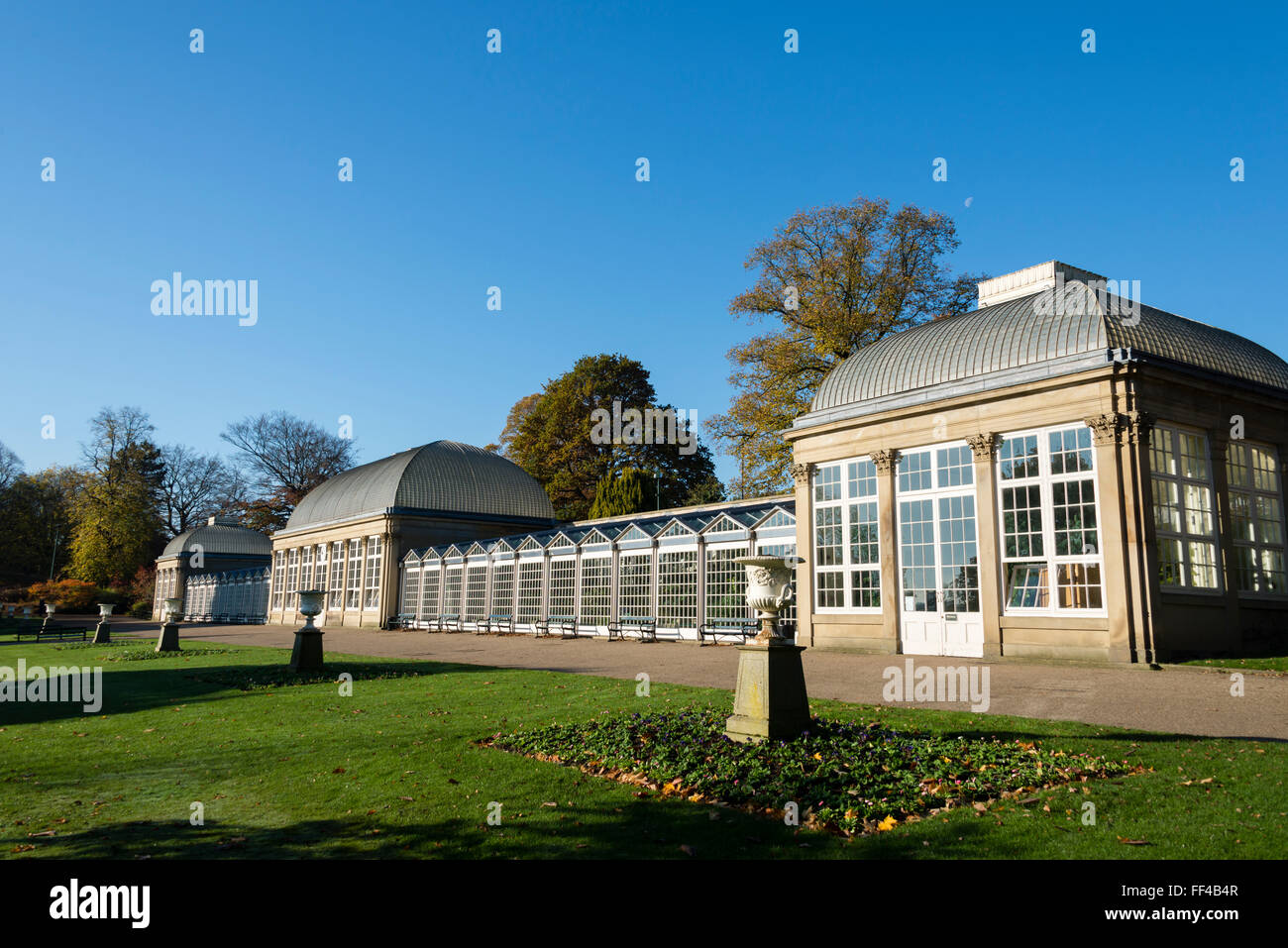 The Pavilions, Sheffield Botanical Gardens, Sheffield, South Yorkshire ...