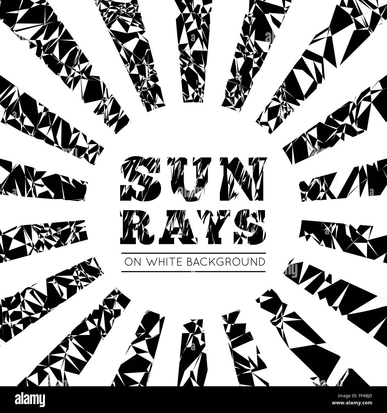 Sun rays vector background Stock Vector Image & Art - Alamy