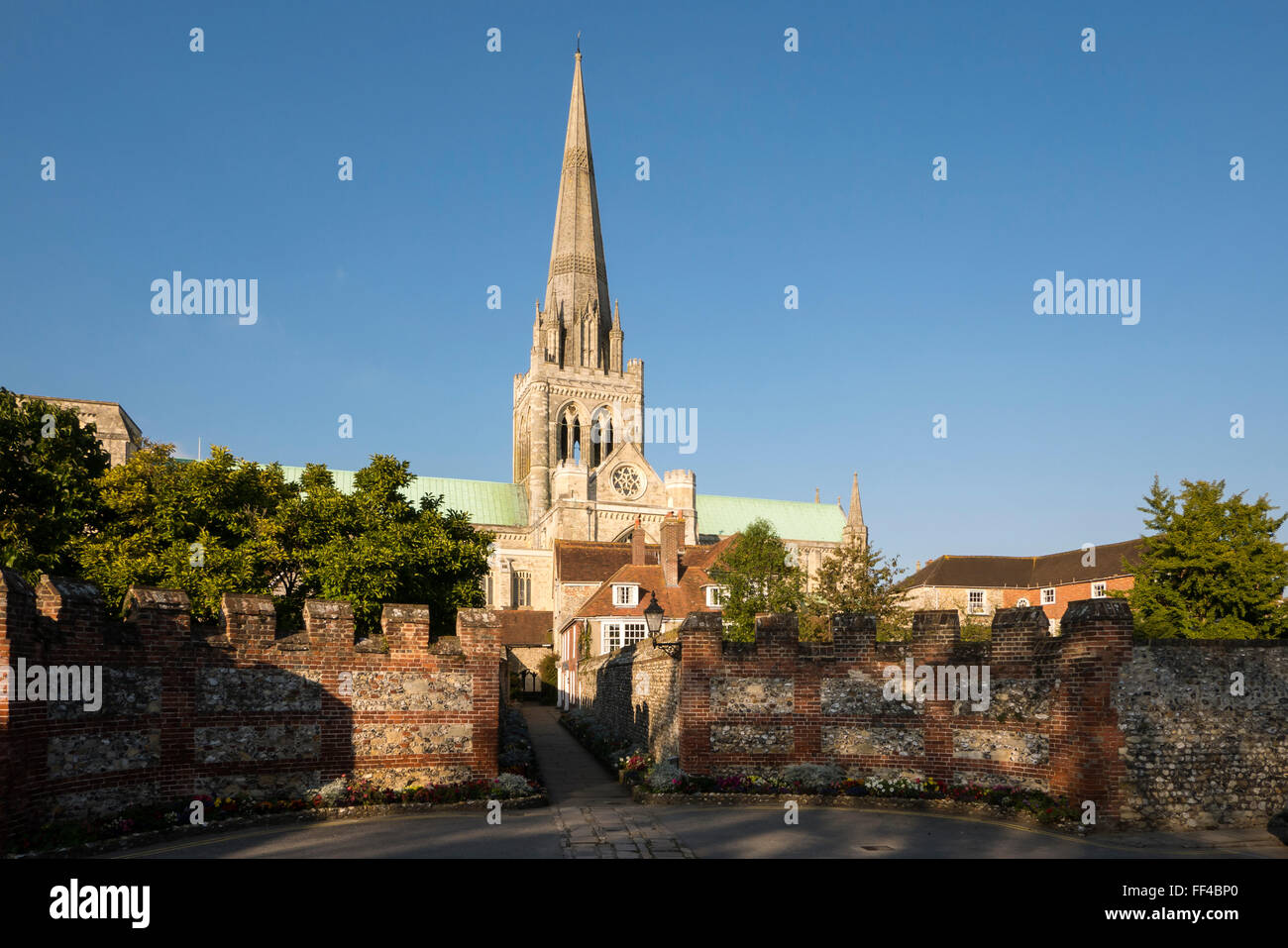 Chichester Cathedral Chichester West Sussex England Stock Photo - Alamy