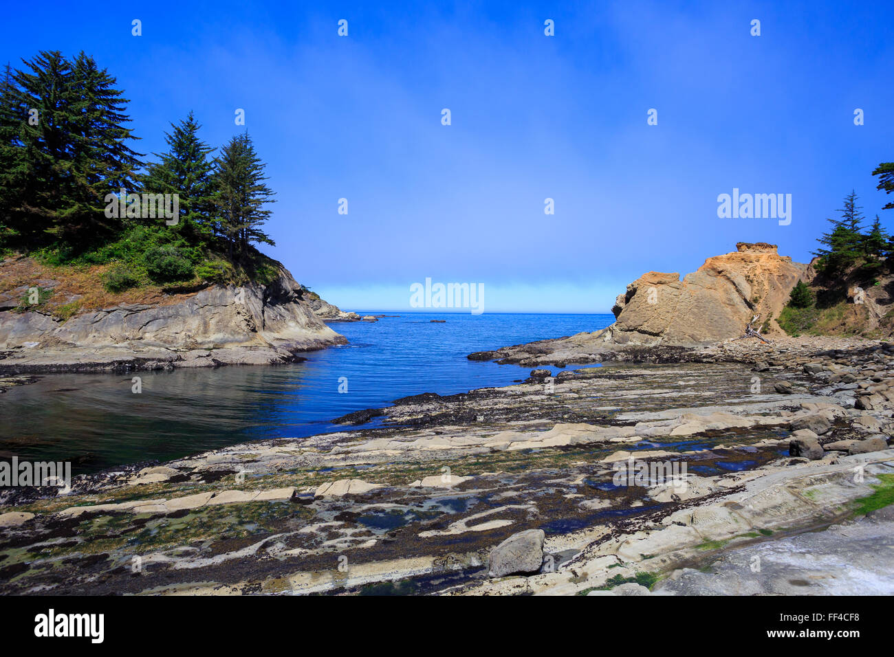 Sunset Bay state park located on the Oregon Coast near Coos Bay Stock ...