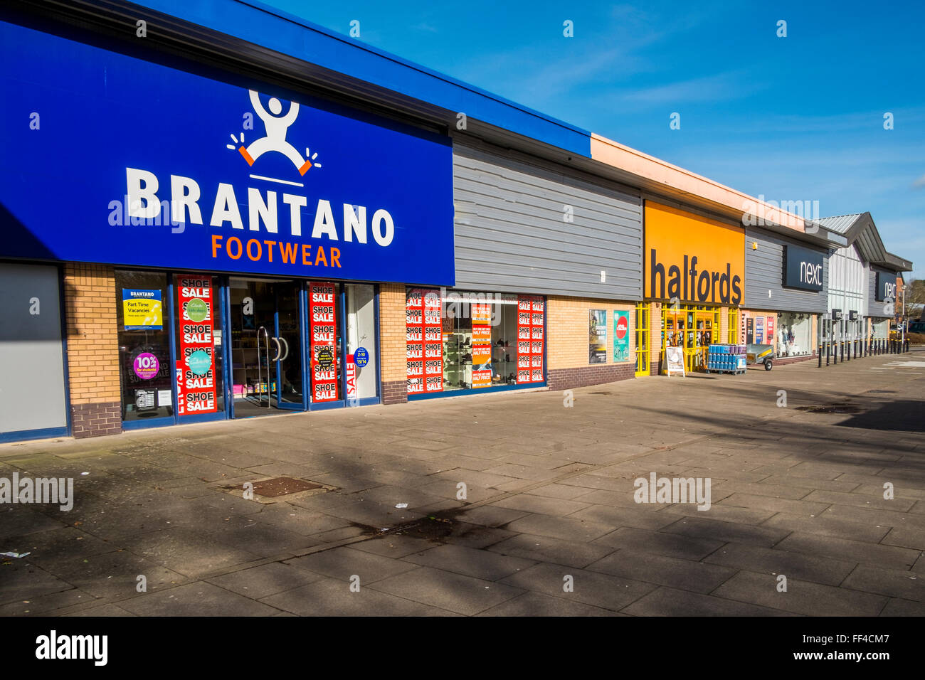 Brantano Footwear Enham Arch Retail Park, Andover, Hampshire Stock ...