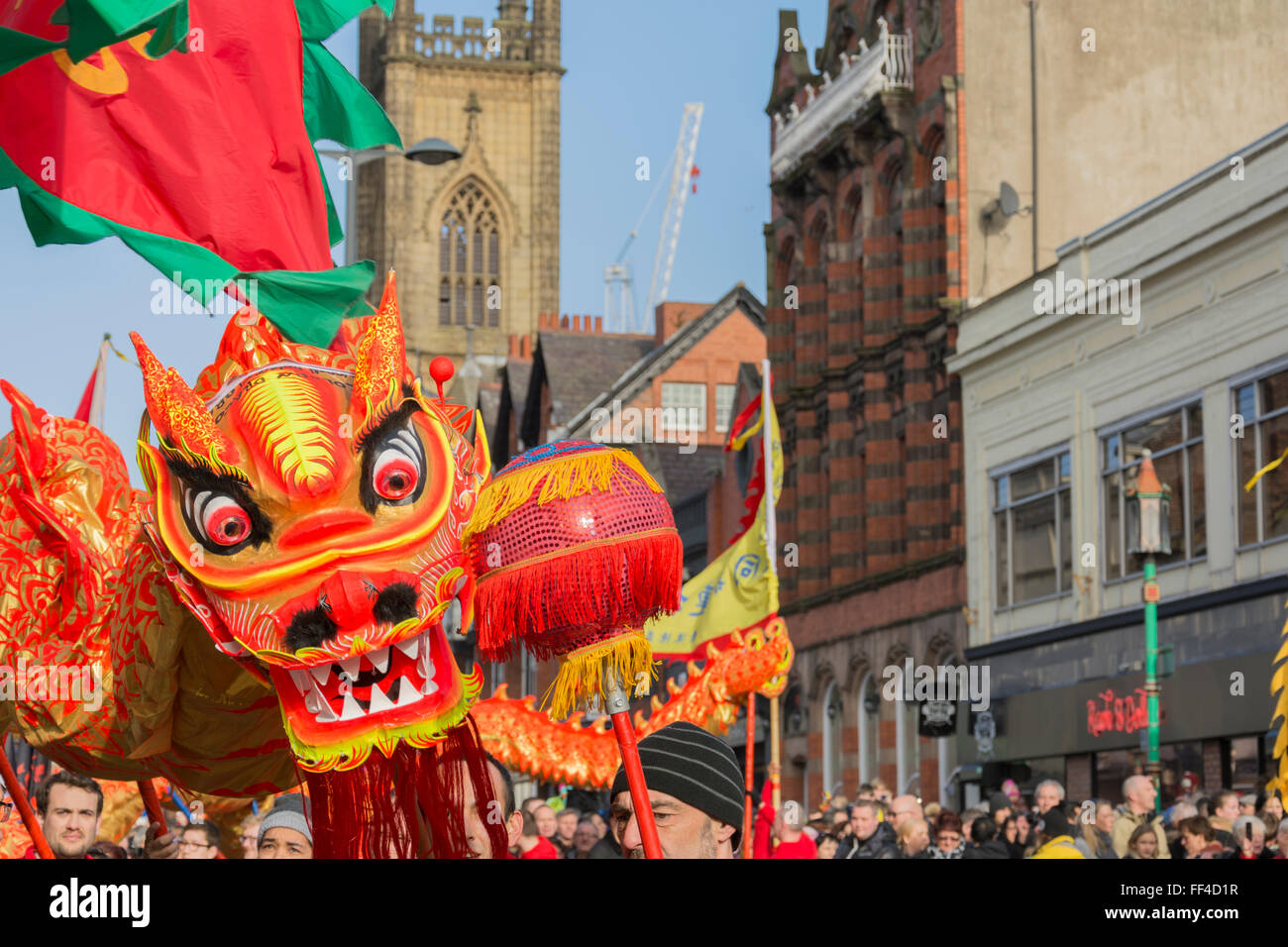 Liverpool Chinese New Year 2016 - Year of the Monkey Stock Photo - Alamy