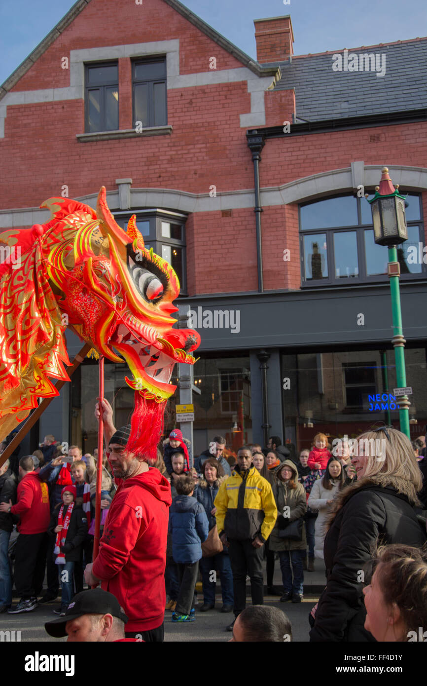 Liverpool Chinese New Year 2016 - Year of the Monkey Stock Photo - Alamy