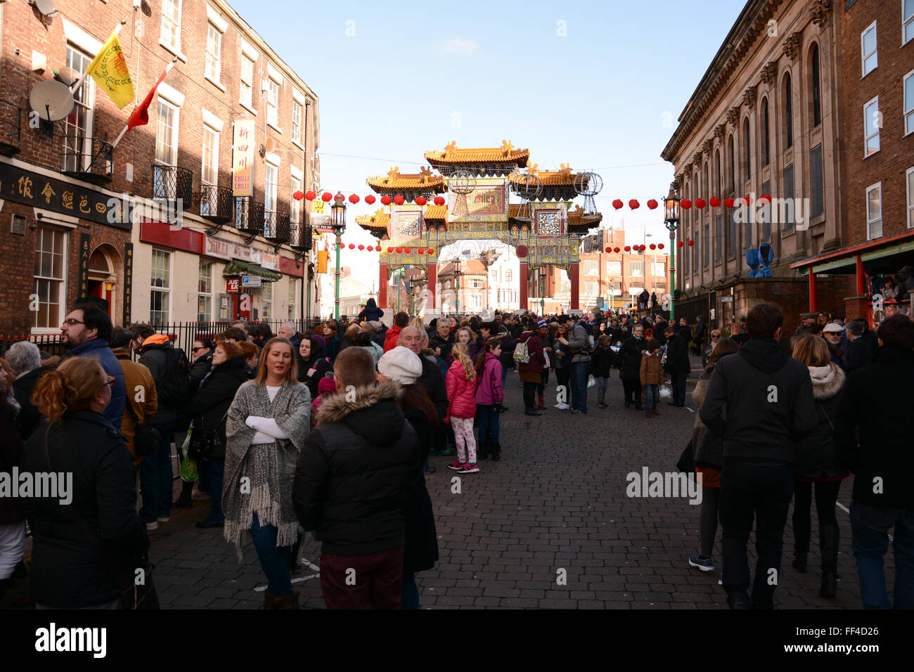 Liverpool Chinese New Year 2016 - Year of the Monkey Stock Photo - Alamy