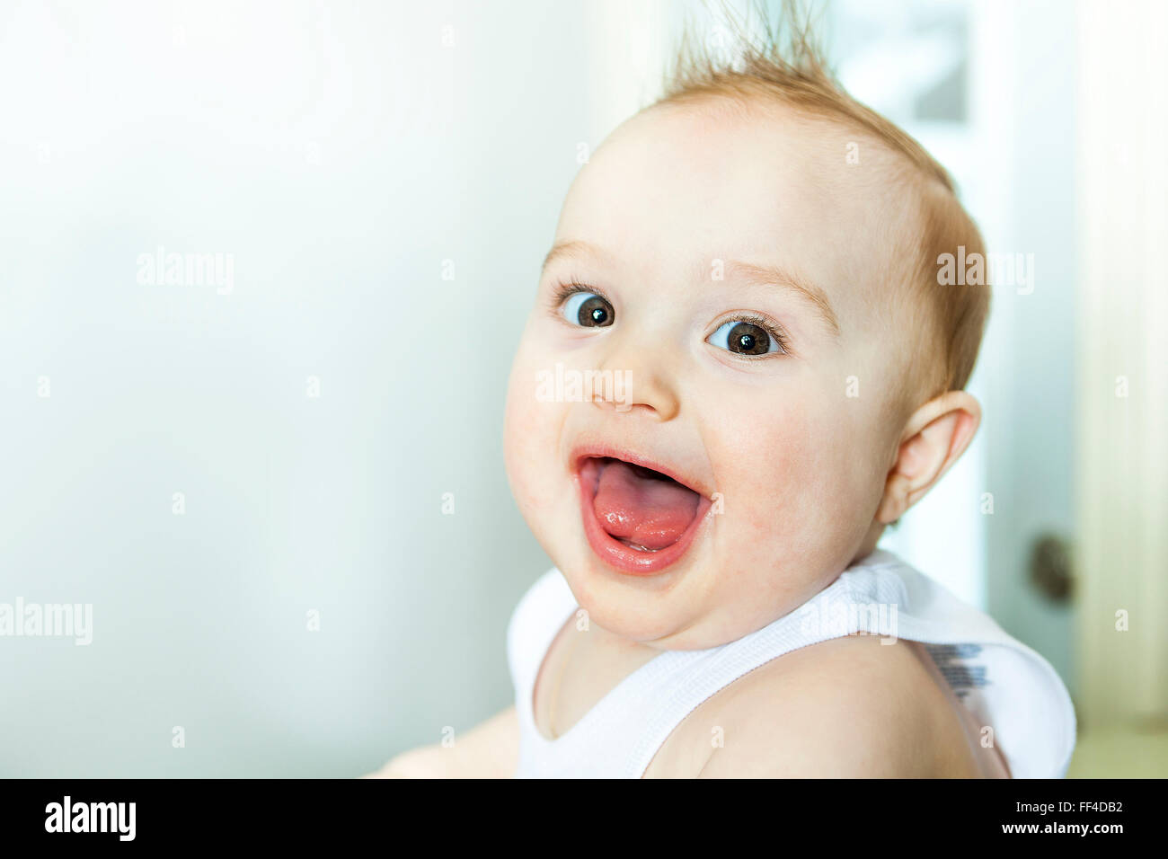 Happy 2 years old baby boy. Kid is smiling, grinning Stock Photo - Alamy