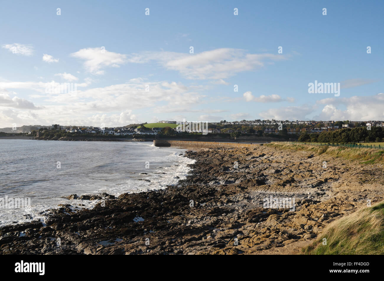 Shoreline the Knap in Barry Island Wales, welsh coastline coast UK ...