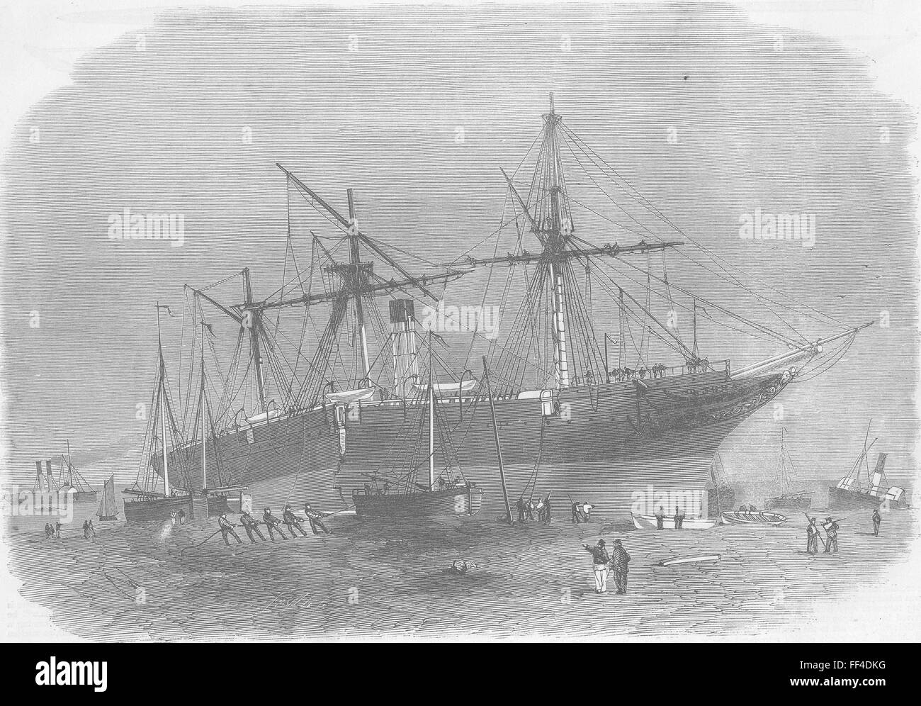 19th century ship liverpool Black and White Stock Photos & Images - Alamy