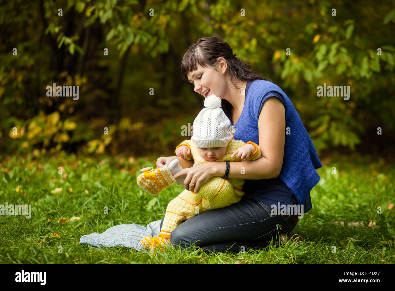 Mama And Child Stock Photo Alamy