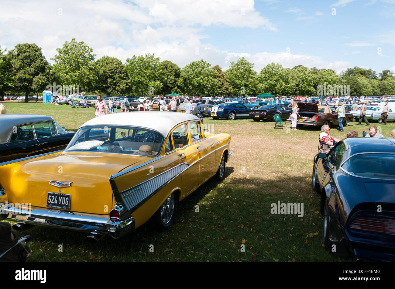American Auto Club meeting Stock Photo - Alamy