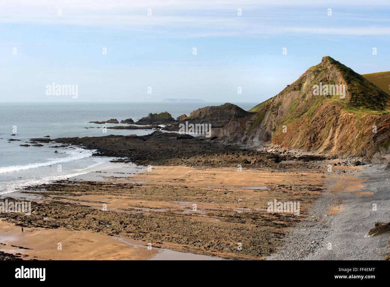 Spekes Mill Mouth beach in Hartland Devon Stock Photo - Alamy