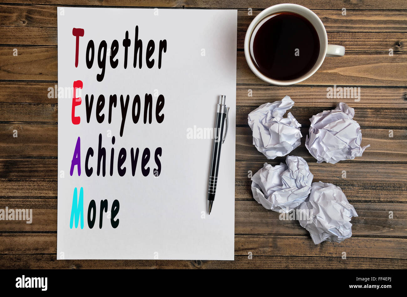 Team word hi-res stock photography and images - Alamy