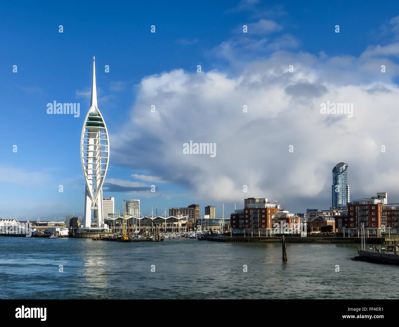 Spinnaker building in Portsmouth Stock Photo - Alamy
