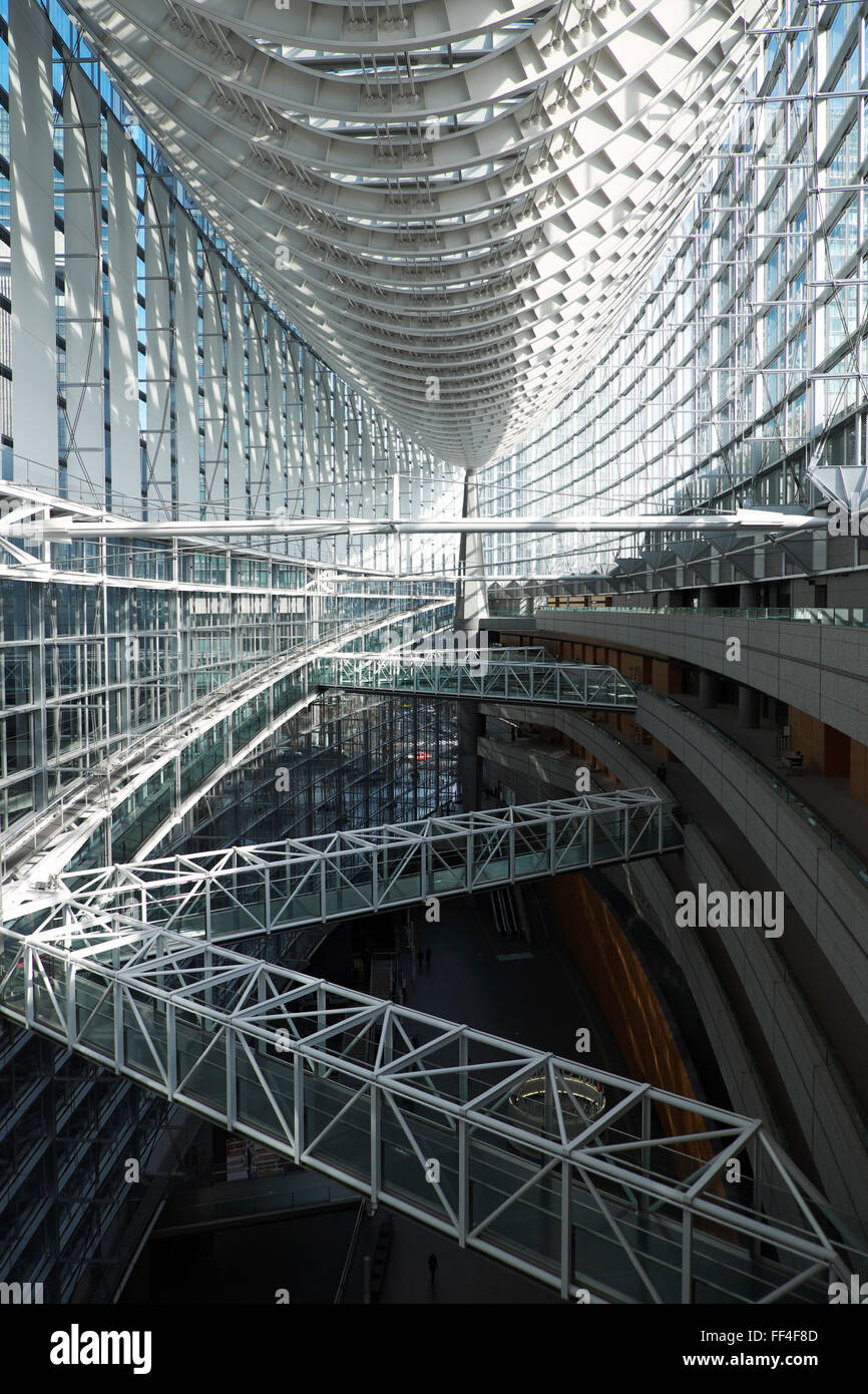 Tokyo International Forum building, Japan Stock Photo - Alamy