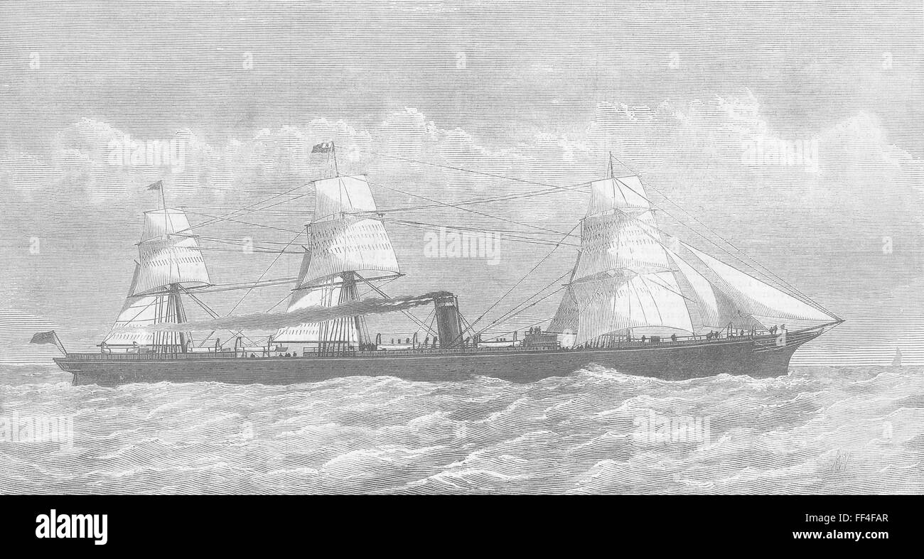 19th century ship atlantic hi-res stock photography and images - Alamy