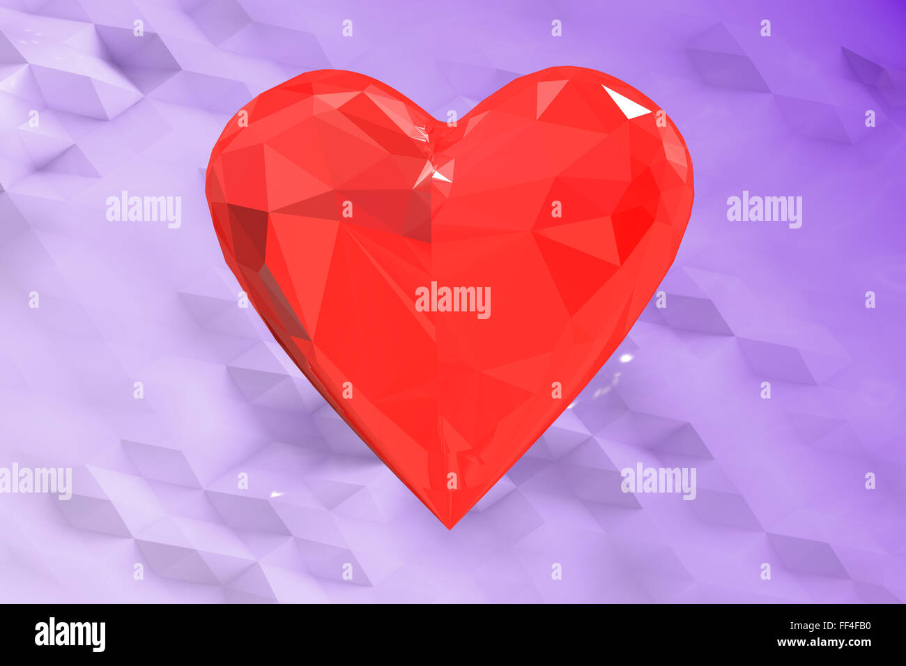 Low poly human heart hi-res stock photography and images - Alamy